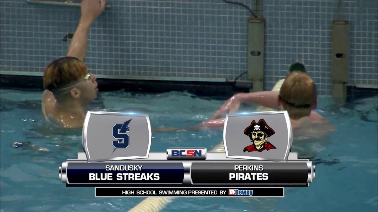 HS Swimming Sandusky vs Perkins - YouTube