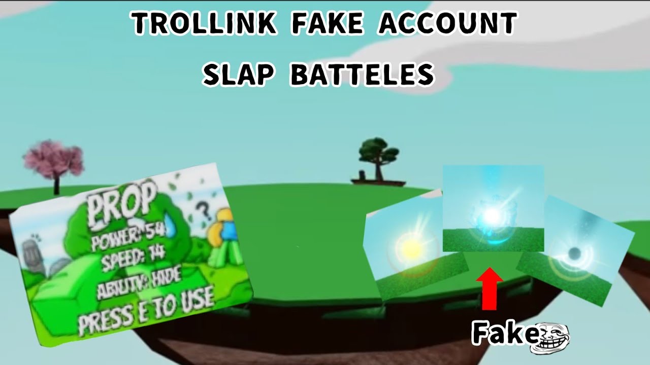 ROBLOX TROLLING WITH FAKE ORB SLAP BATTLES - YouTube