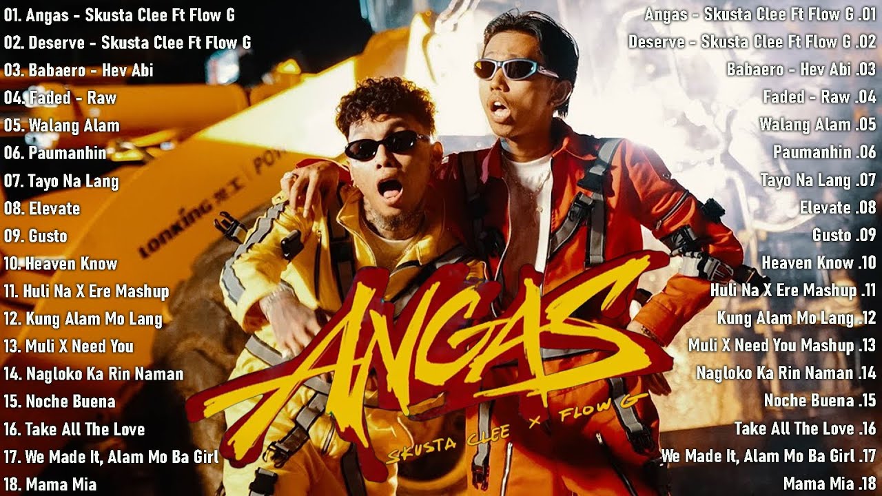 ANGAS - Skusta Clee & Flow G ll Nonstop Music 2024 | Nonstop Rap Songs ...