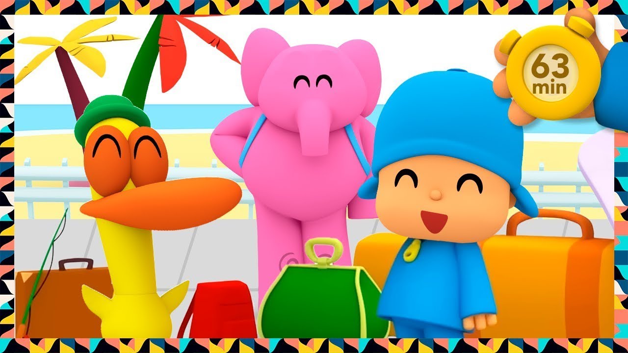 ☀️ O Verão Acabou | POCOYO E NINA | [61 min] | DESENHOS ANIMADOS para ...