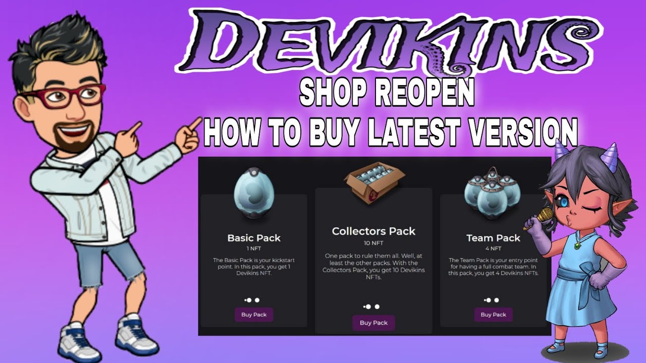 How to buy DEVIKINS NFT PACK | LATEST VERSION OCTOBER 05 2021 - YouTube