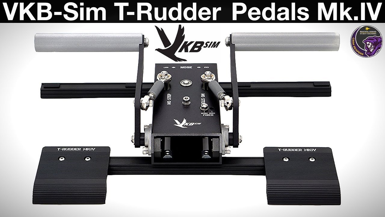 Product Review: VKB-Sim T-Rudder Pedals Mk.IV - YouTube
