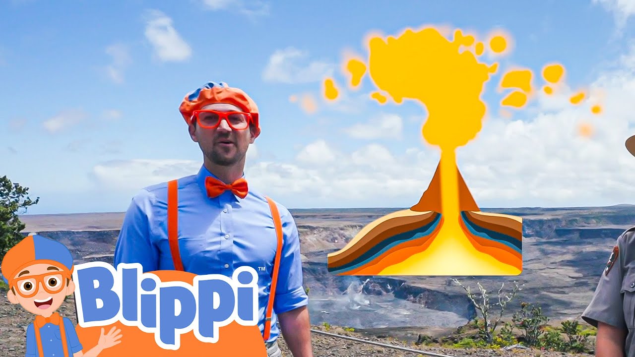 Blippi's Volcano Adventure | Blippi | Kids Songs | Moonbug Kids - YouTube