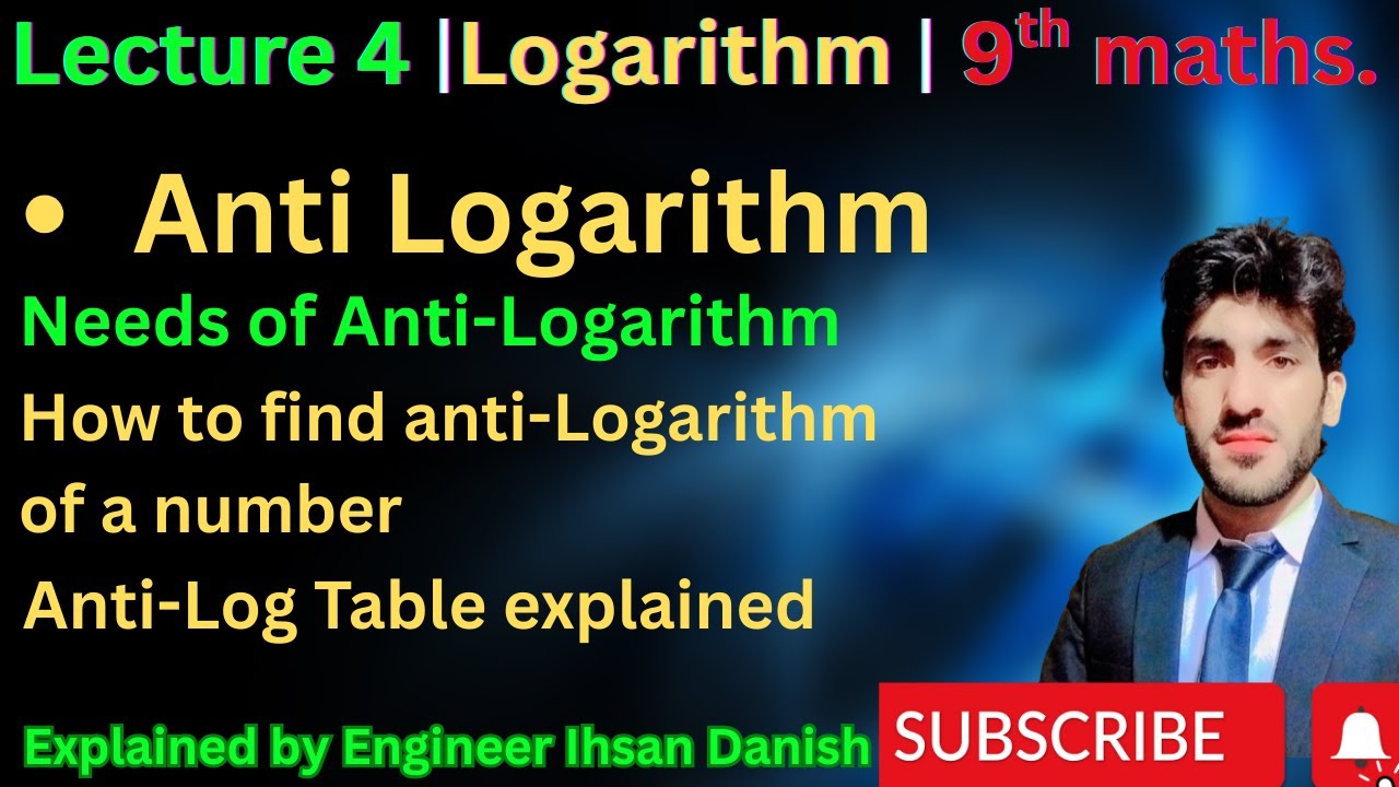 #lecture04||Anti_logarithm||#9th_class_maths_in_(urdu/Hindi) - YouTube