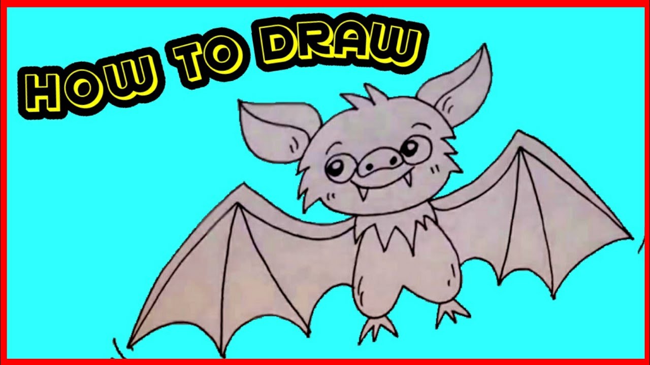 Animal Stick Figure: Cartoon Bat - YouTube