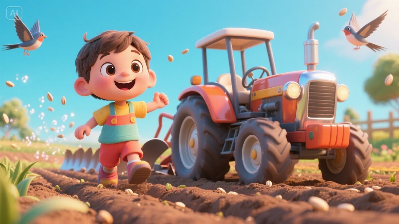 Tractor on the Farm Parade | Joyful Farm Song for Kids | Sing-Along ...