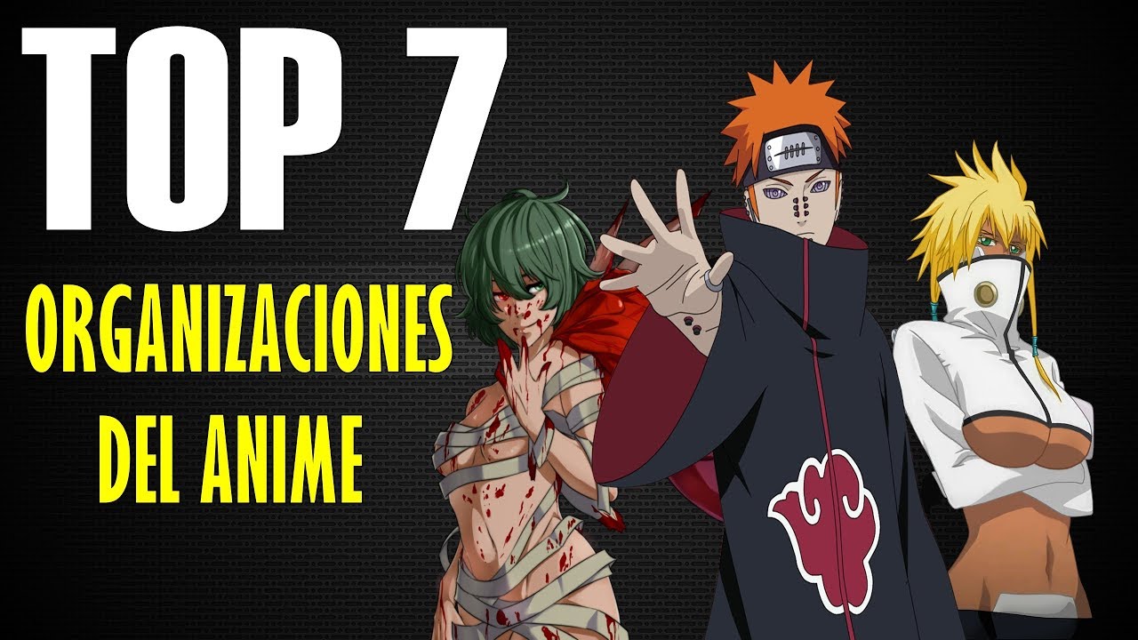 LAS 7 MEJORES ORGANIZACIONES DEL ANIME [2019] - YouTube