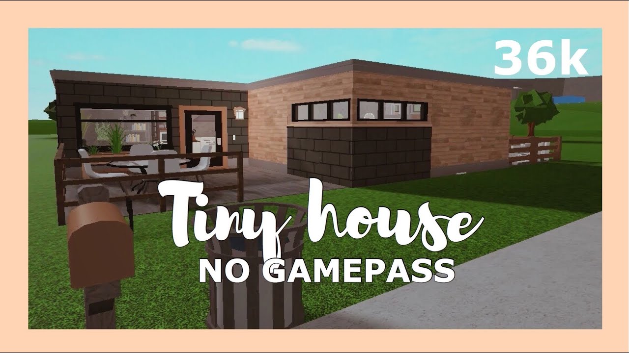ROBLOX | Bloxburg: Tiny house 36k - YouTube