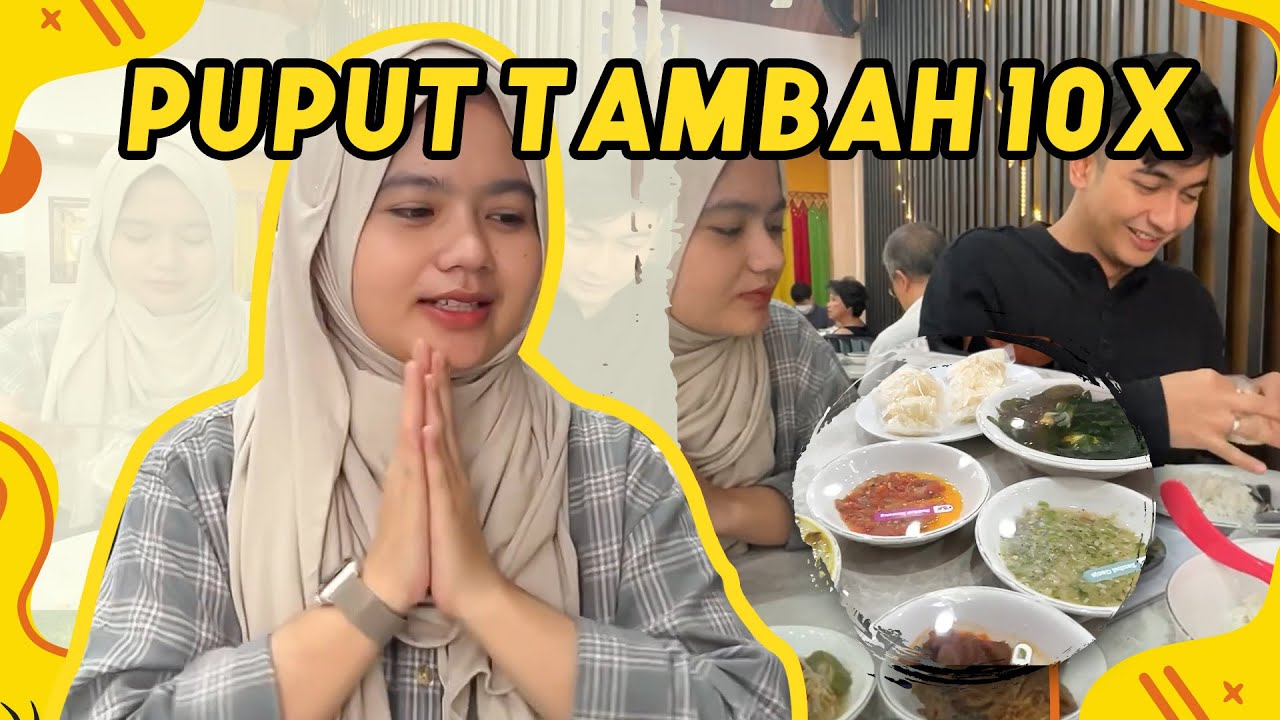 HAPPY..!!! PUPUT MAKAN MAKANAN DAERAH..!!! NAMBAH BANYAK BANGET ...