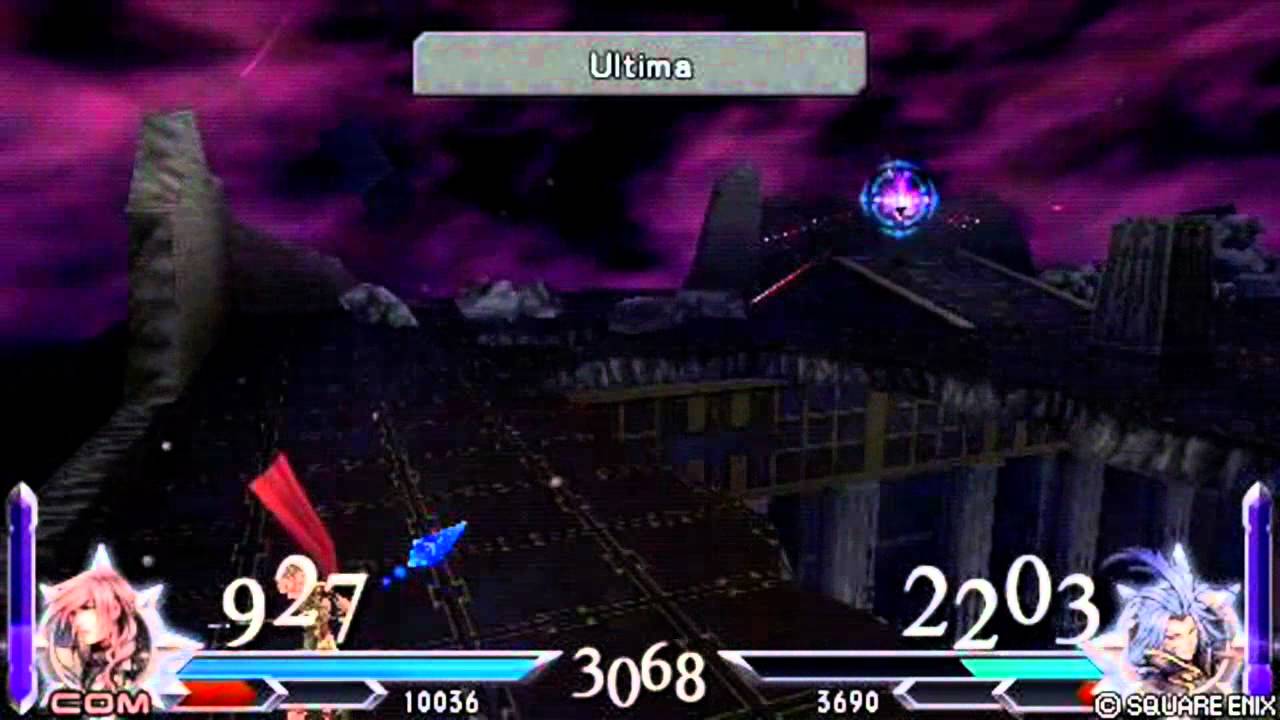 Dissidia DuoDecim-Lightning Vs Kuja - YouTube