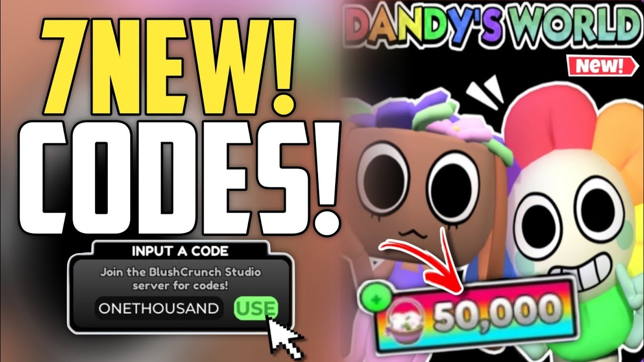 *SECRET CODES!* DANDY'S WORLD CODES ROBLOX! IN MAY 2025 - ALL WORKING ...