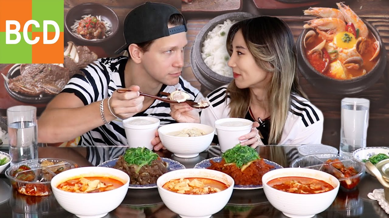 🇰🇷 Eating EVERY LEVEL at BCD Tofu House · YB vs. FOOD - YouTube