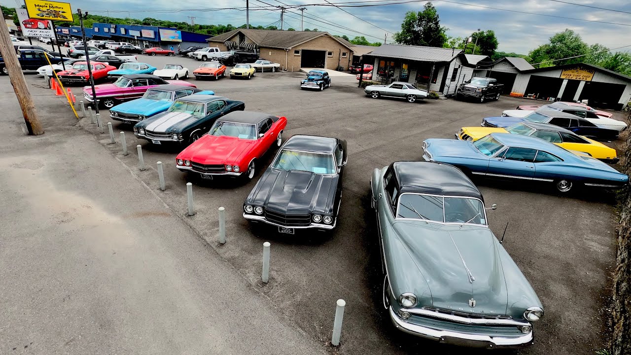 Classic American Muscle Car Lot Inventory Walk Around 5/9/22 Hotrods ...
