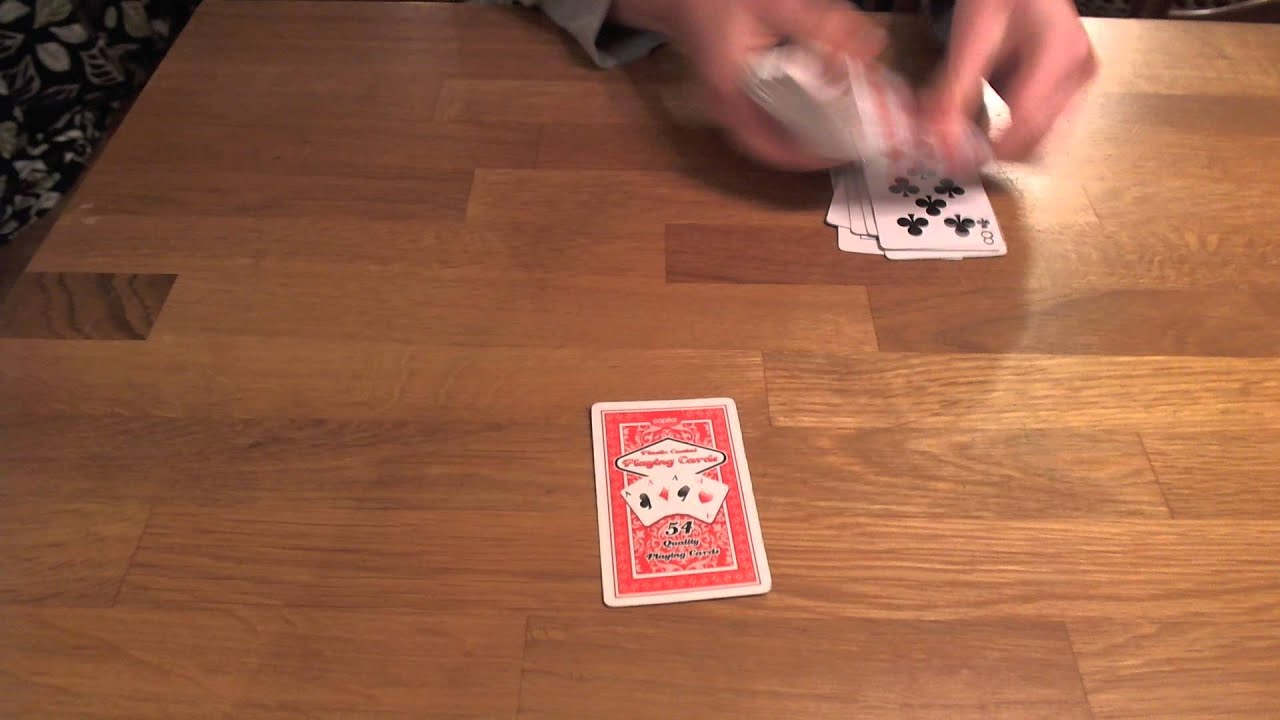 Christmas card trick - the four eights - YouTube