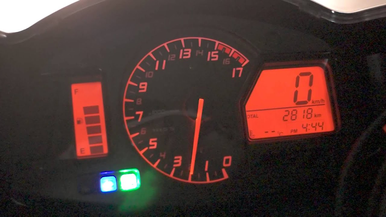 CBR600RR 2013-2015 PC40 speedometer - YouTube