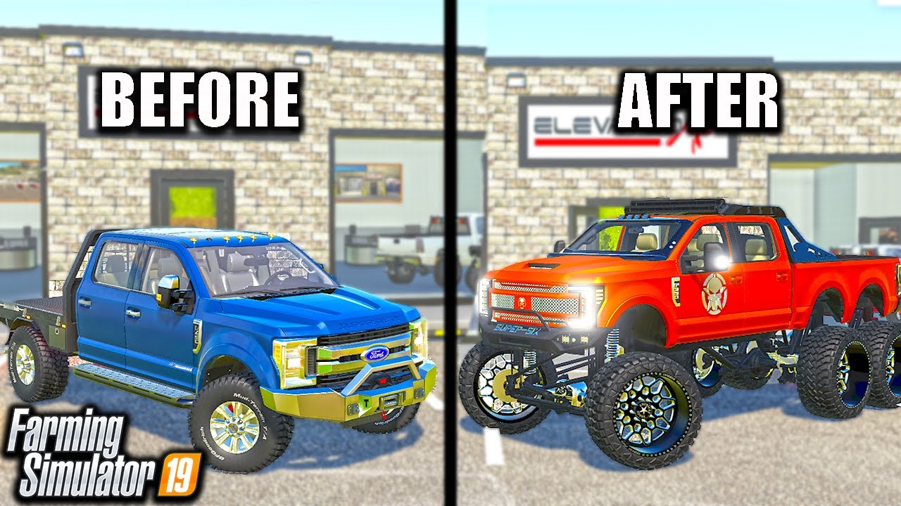 TURNING A FARM TRUCK INTO A MASSIVE LIFTED 6X6 TRUCK | (ROLEPLAY ...