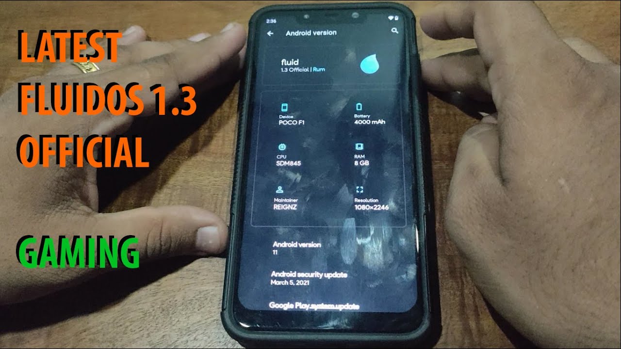 Fluid OS 1.3 for POCO F1 | Latest Fluid OS Gaming test | Performance ...