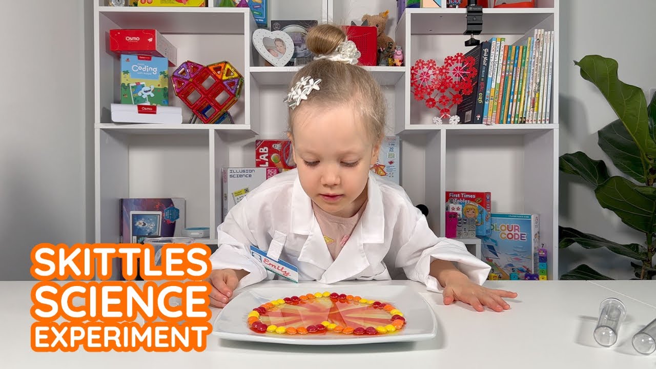 Skittles Science Experiment for Kids | Emily's STEM Playground - YouTube