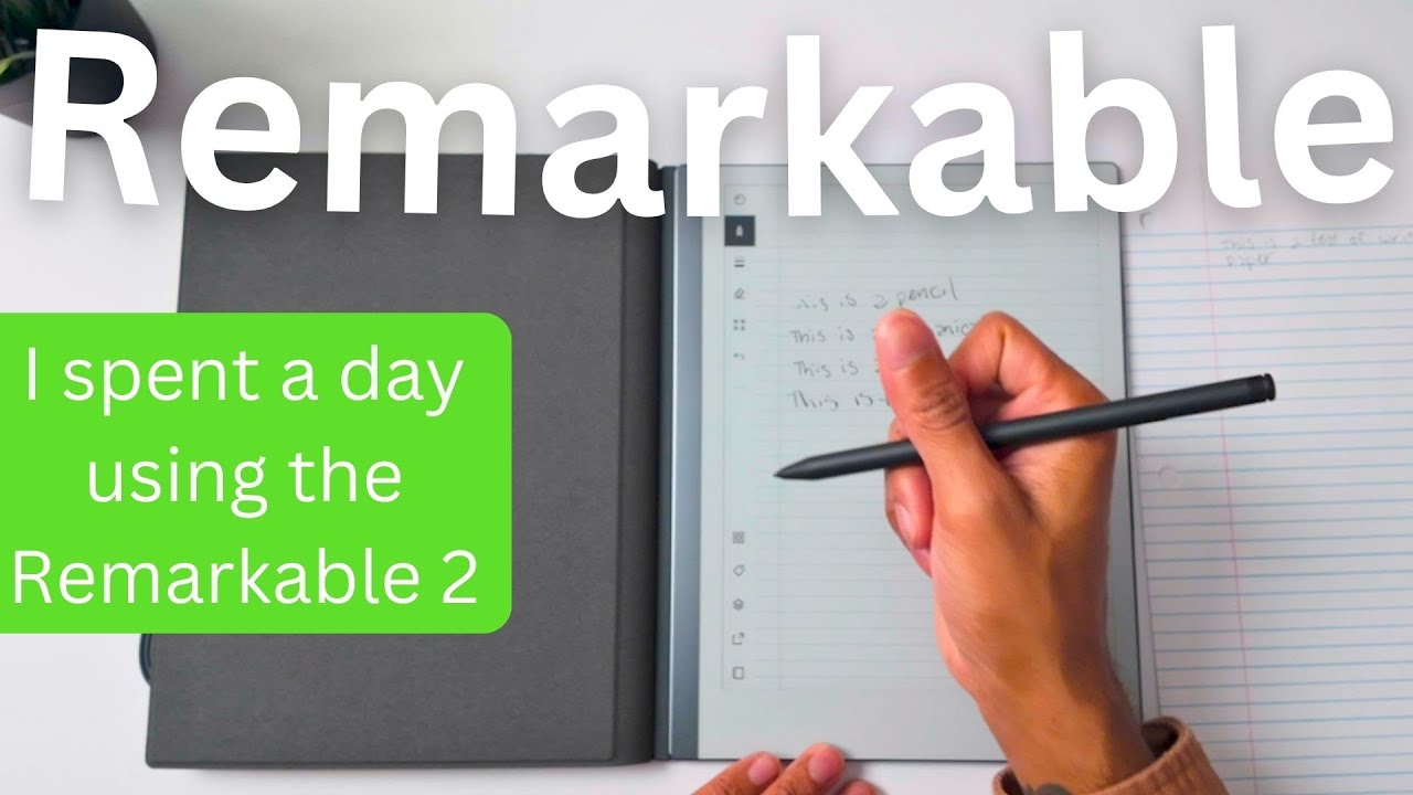 I used the reMarkable 2 for a full day...My Thoughts - YouTube