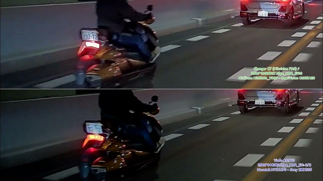 Changer K7 (Hikvision F6S)/Viofo A119V3 - YouTube