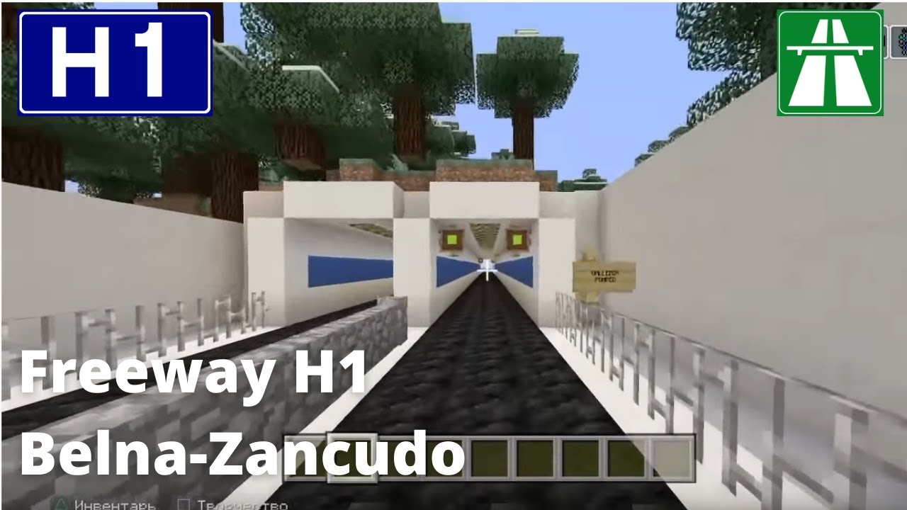 Minecraft motorway H1 update ( 2 ) - YouTube