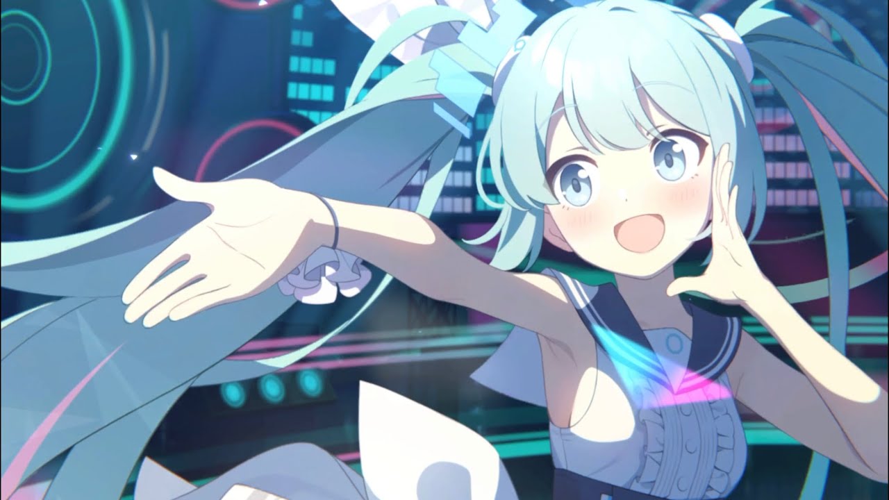 Live2d Hatsune Miku Blue Archive Memorial Lobby Youtube