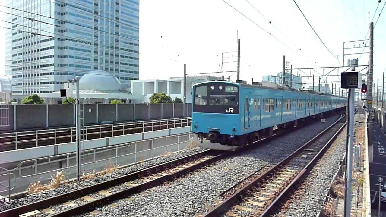 京葉線海浜幕張駅EF210、201系、E331系、E257系、205系、E233系 - YouTube