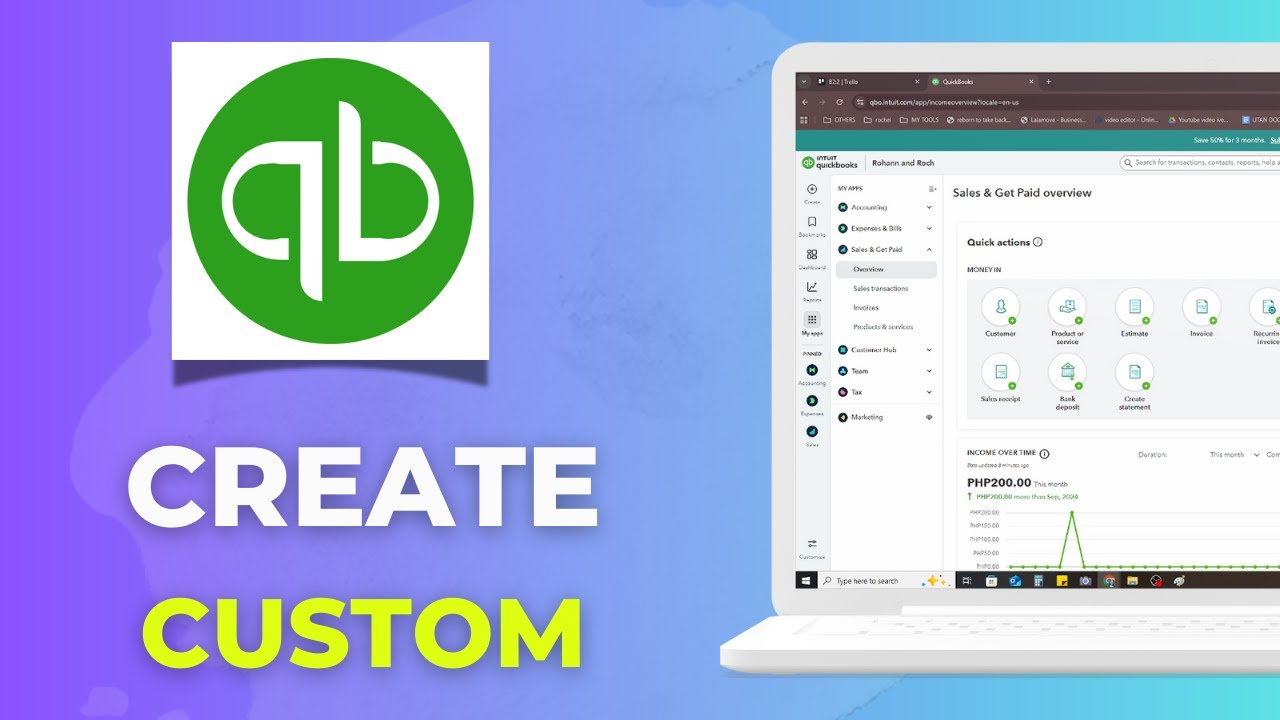 How to Create a Custom Invoice Template in QuickBooks Online - YouTube