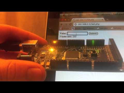 arduino via php - YouTube