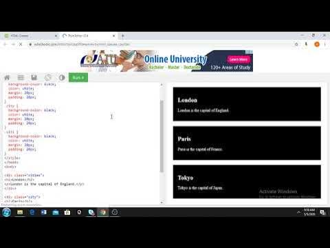 Video 13 HTML Class and Id Attributes - YouTube