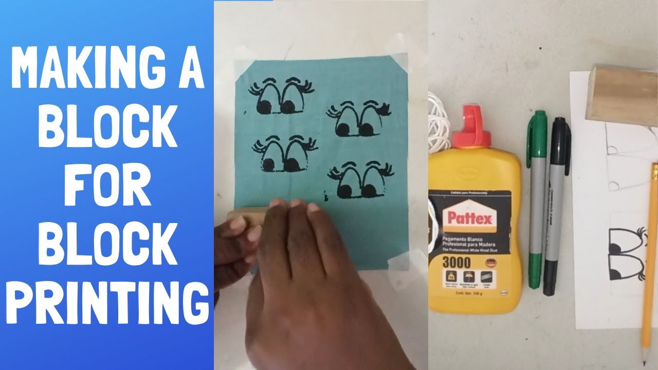 Making a Block for Block Printing - YouTube