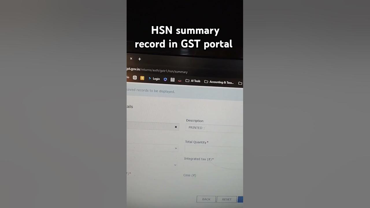 How to record HSN summary in GST portal || HSN SUMMARY kaise record Karen GST portal me # ...