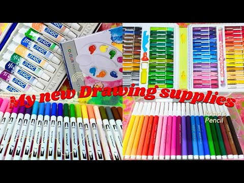 My new drawing supplies from Daraz || Daraz Shopping Houl || Drawing ...