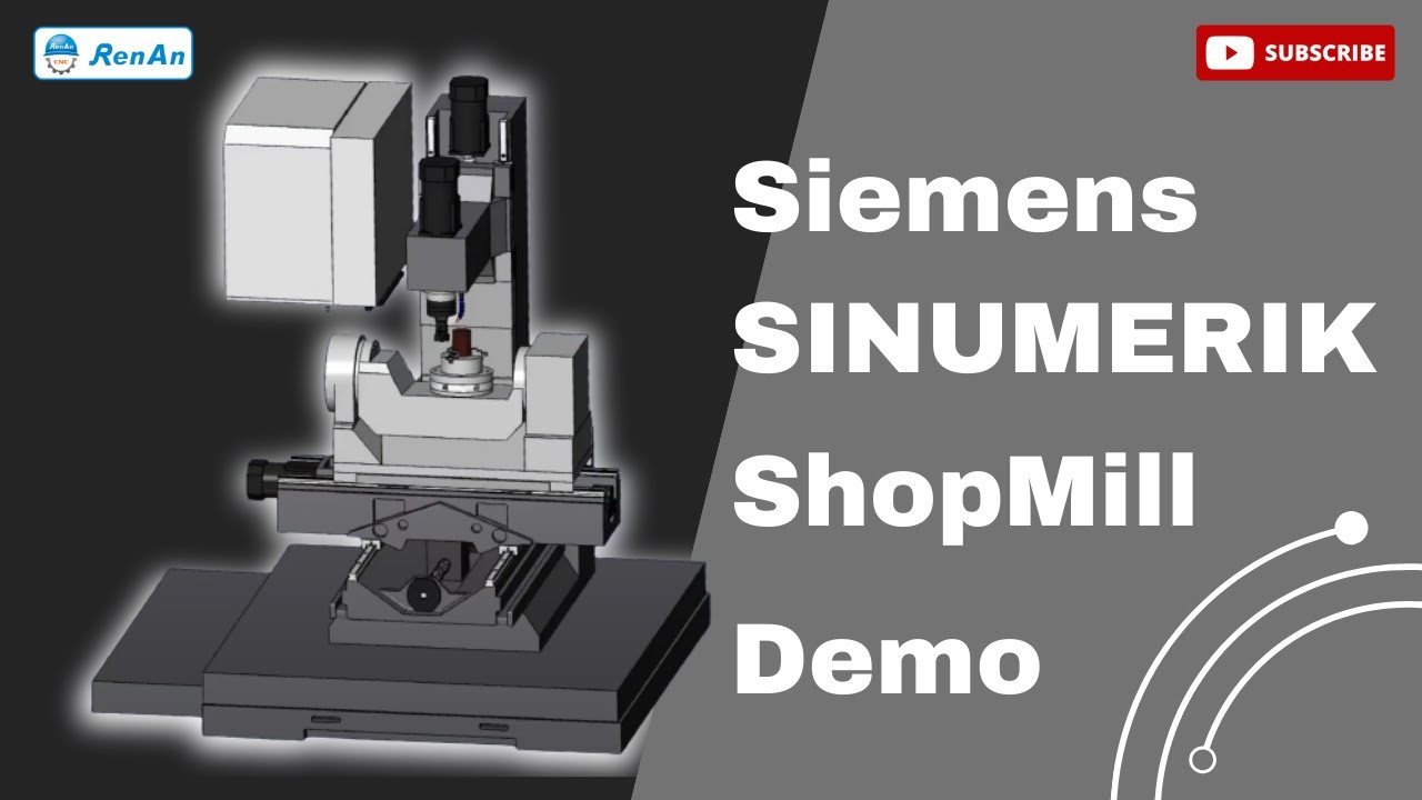 RenAn-Siemens SINUMERIK ShopMill Demo - YouTube