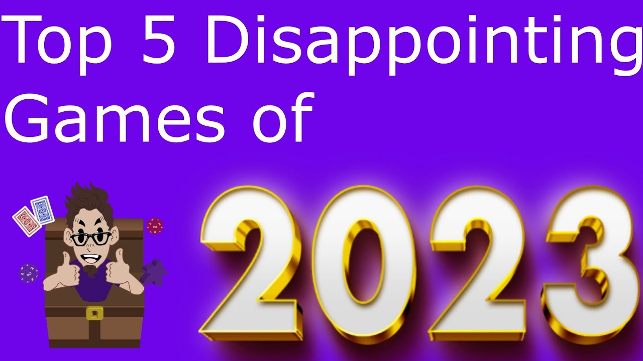 Top 5 Disappointing Games of 2023 - YouTube