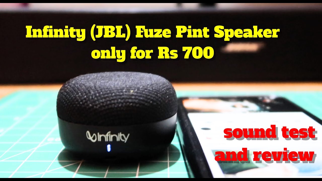 Infinity (JBL) Fuze Pint Bluetooth Portable Speaker Unboxing, Sound ...