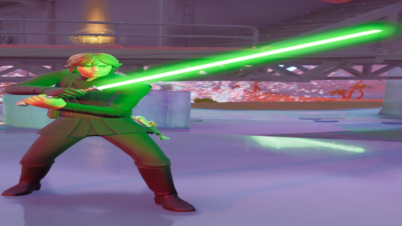 Luke Skywalker in Fortnite - YouTube