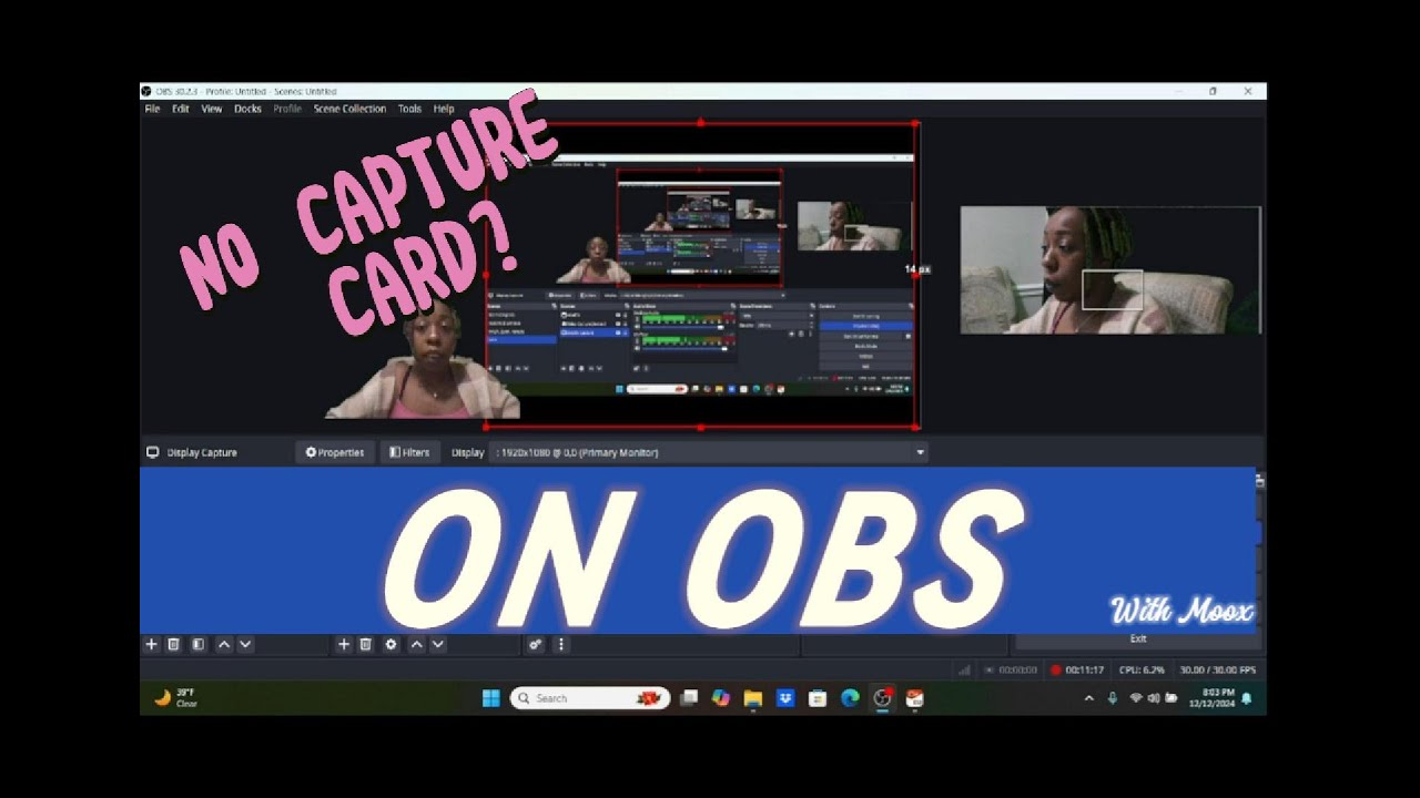 Try OBS with me without a Capture Card - YouTube
