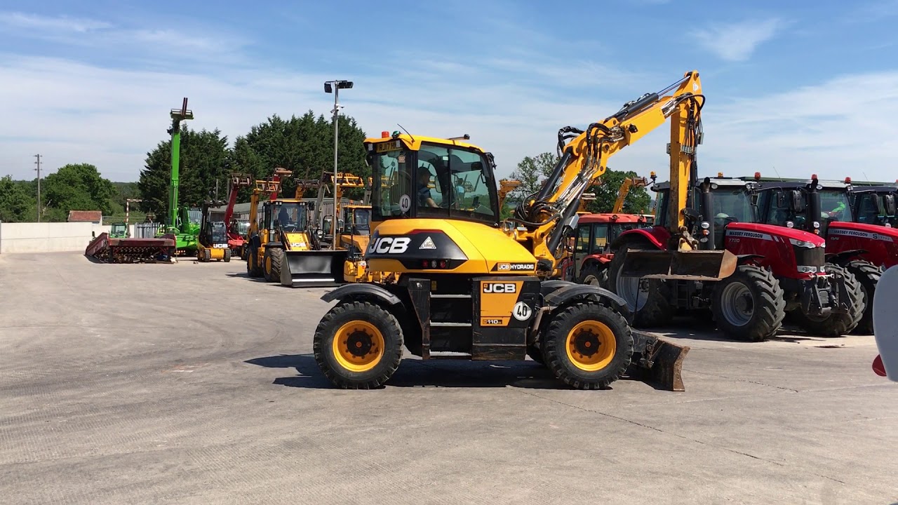 JCB 110 Hydradig Digger - YouTube