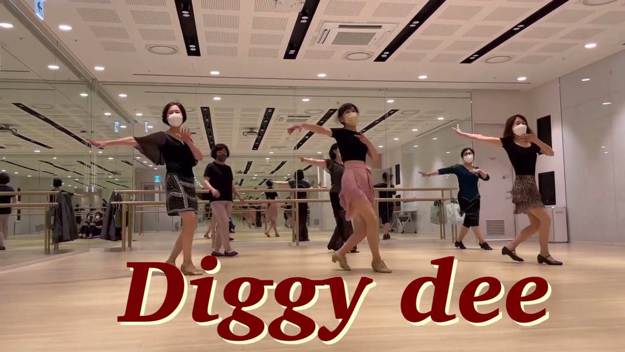 Diggy dee Line dance / Improver / Count 32 Wall 2 - YouTube