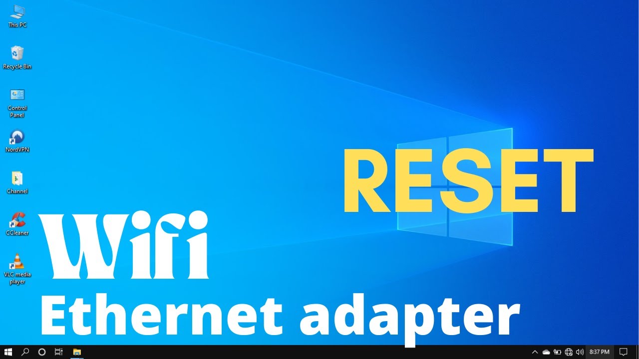 How to Fix Ethernet and WiFi not working in Windows 10 - YouTube