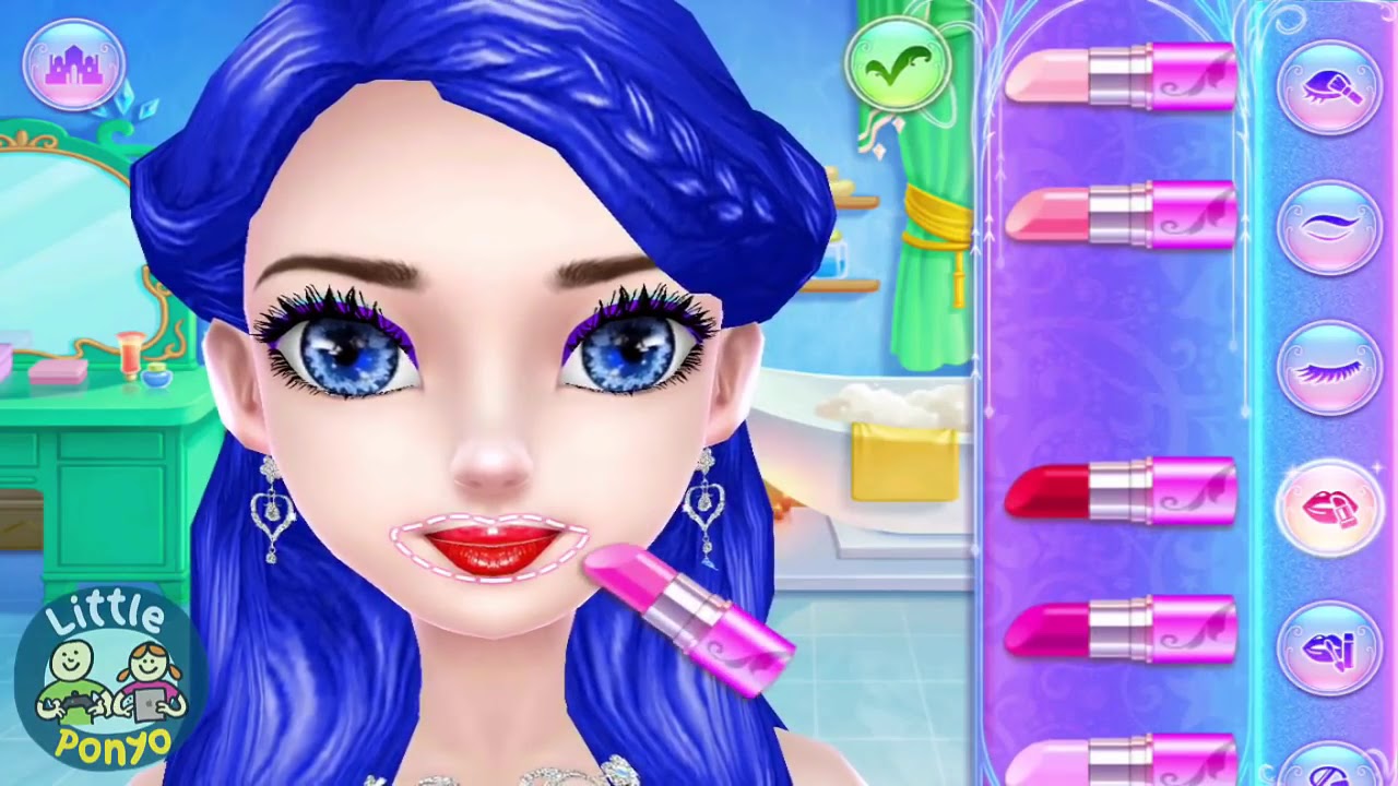 Fun Baby Learn Colors With Makeup & Dress up - Makeover Kids Games Ice ...