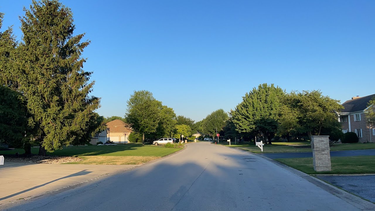 Tour por esta área privada de Schererville indiana un lugar muy bonito ...