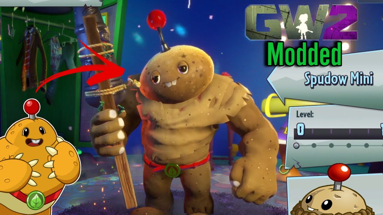 The Spudow Is Crazy.... (PVZ GW2 Mods!) Mod is in description! - YouTube