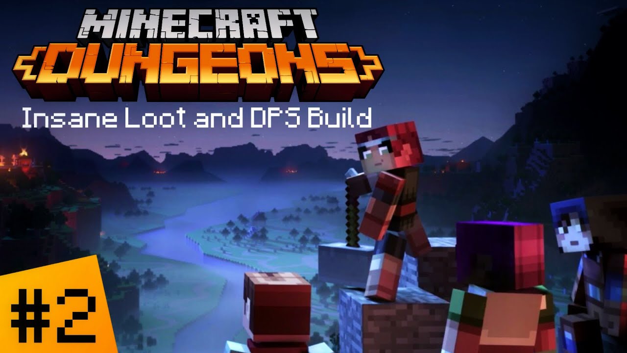 Minecraft Dungeons ep.2 - Insane Loot and DPS Build - YouTube