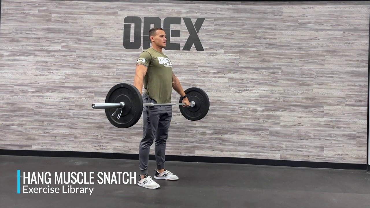 Hang Muscle Snatch - YouTube