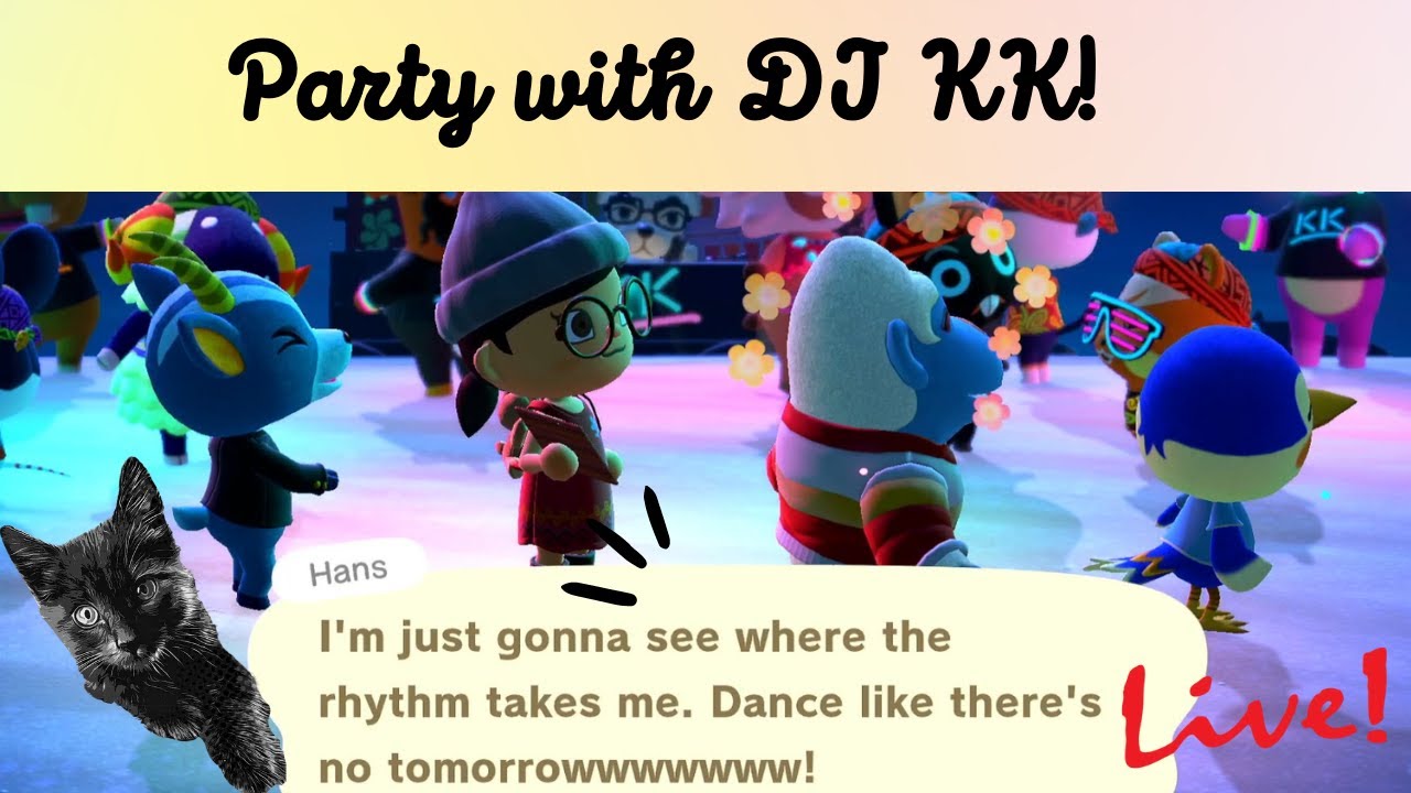 Design and party with DJ KK in between 😆 | Livestream HangOout | ACNH ...