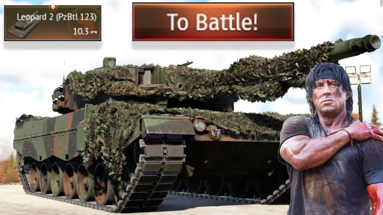 Best Premium German Tank in War Thunder! Leopard 2A4 - YouTube