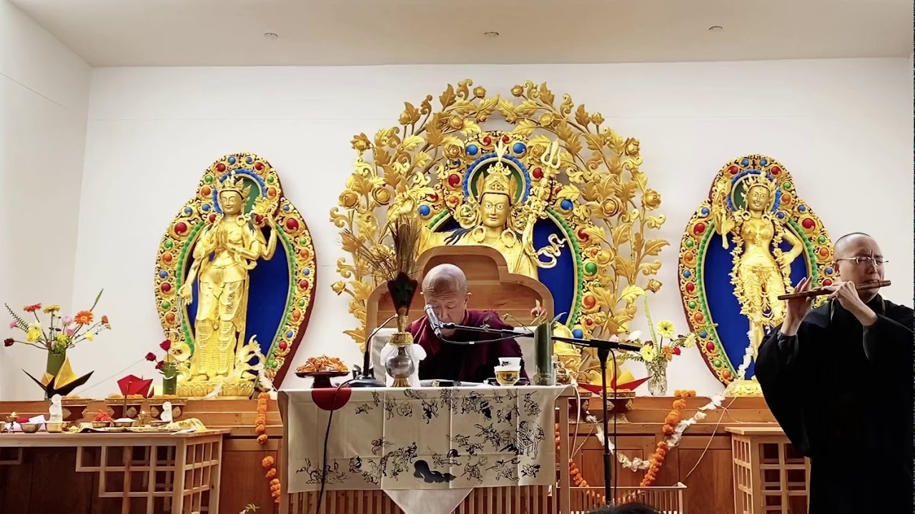 Buddha Pāda inaugural moments...Ven Shinko Suzuki (Shingon priest ...