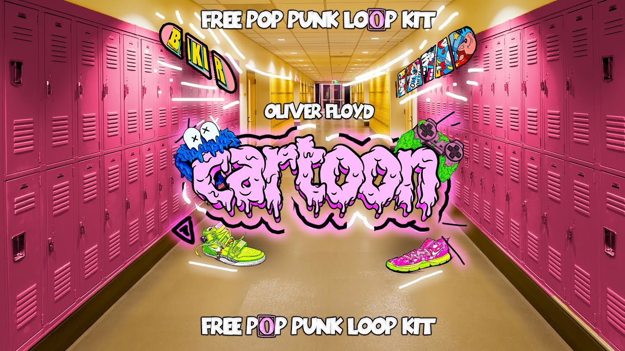 [FREE] Pop Punk Guitar Loop Kit 2023 - "Cartoon" (MGK, Blink 182, Jxdn ...